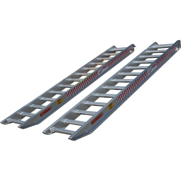 Industrial ramps, 530mm rungs, 6000kg rated, 3.6m long