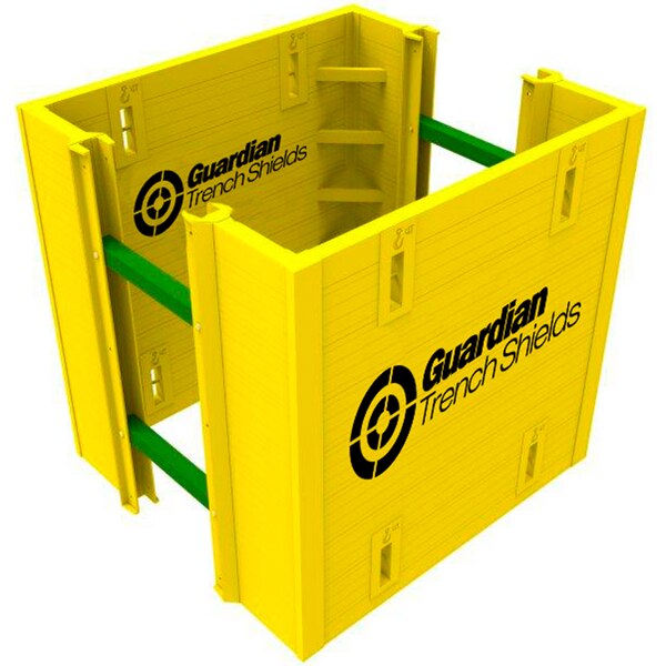 Guardian aluminium manhole box 3.0m x 3.0m x 2.4mH with 1.8m struts