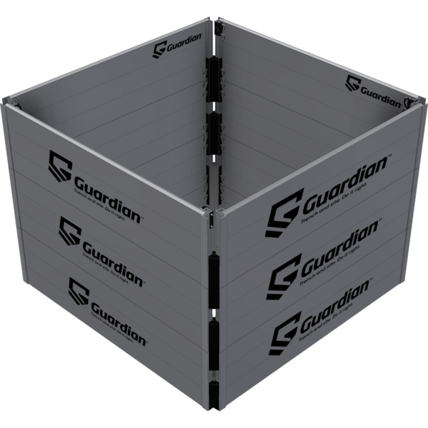 Guardian aluminium modular manhole box 1.8m x 1.8m x 1.8mH