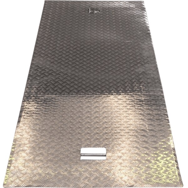 LITEguard Safety Lid, Solid Treadplate, For Grave Shoring Shields