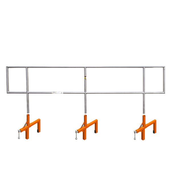 Guardian Trench Shield Handrail, Individual, 3.0m, 3 x Feet To Suit 50 ...