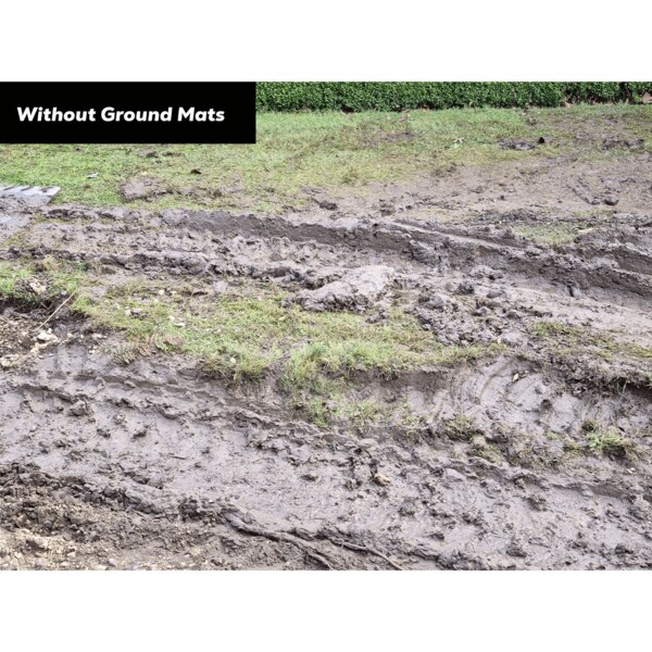 Ground Protection Mat, 2.4x1.2mx12mm, HDPE