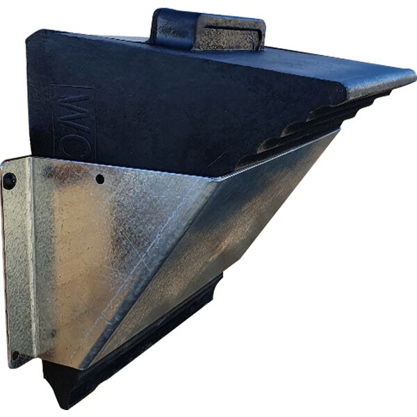 Wheel chock holder, holds 2 x small chocks or 1 x large chock