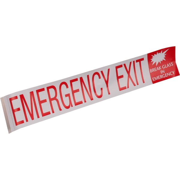 Double side Emergency Exit sign