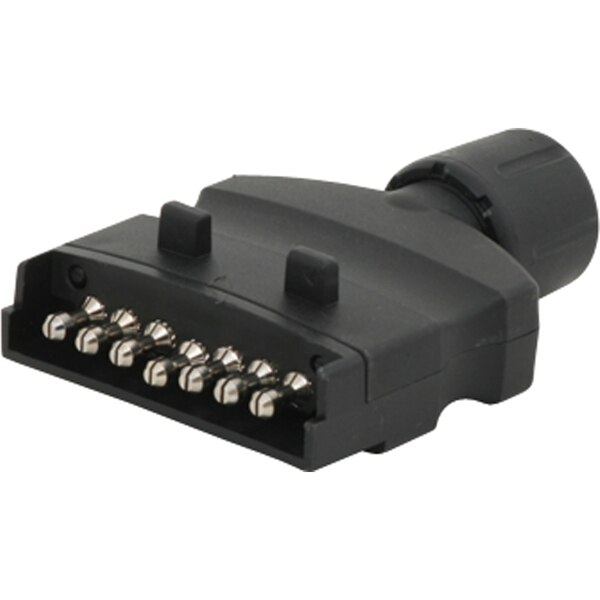 7 pin plug, flat
