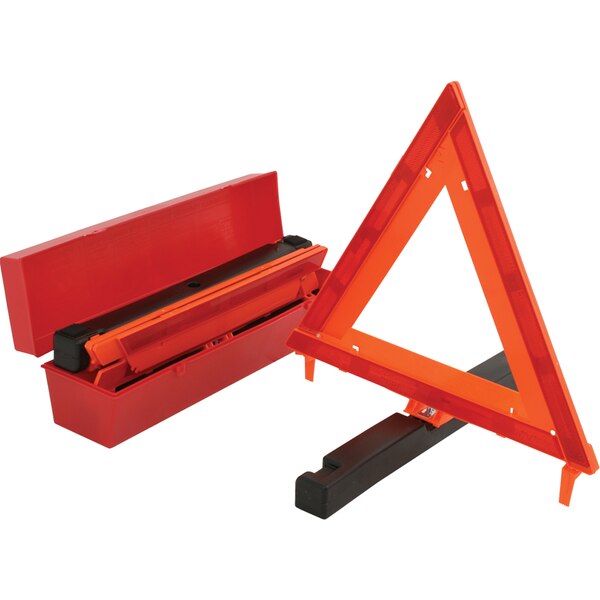 3 x Reflective safety triangles in a case