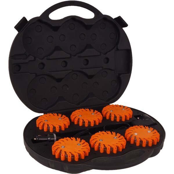 Amber rechargeable marker light kit