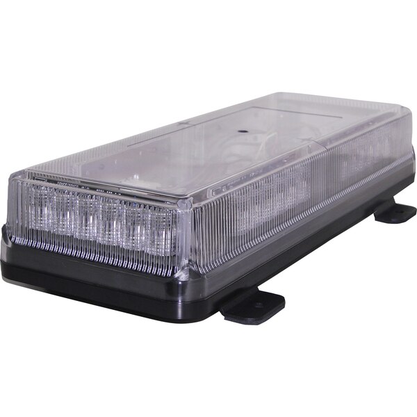 LED Minibar Barlight 4 bolt mount amber with clear lense