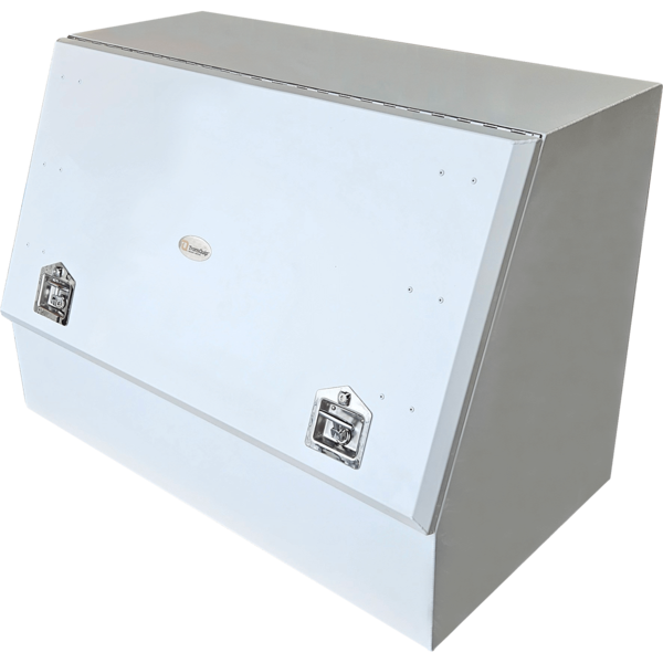 TransQuip Highside Ute Tool Box, Aluminium, 1200x650x850mm, Top Hinge